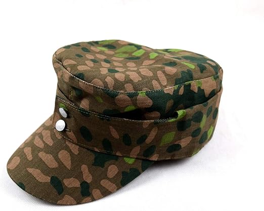 szwykw Replica WWII German Elite DOT44 CAMO Field Cap Hat (60cm) at ...