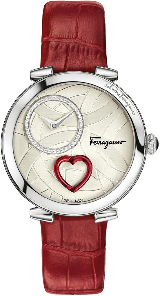 Salvatore Ferragamo Cuore Women's Quartz Patented Watch with Silver ...