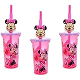 Amazon.com | [3-Pack] Disney Mickey Mouse 15oz Buddy Sip Tumbler Cup ...