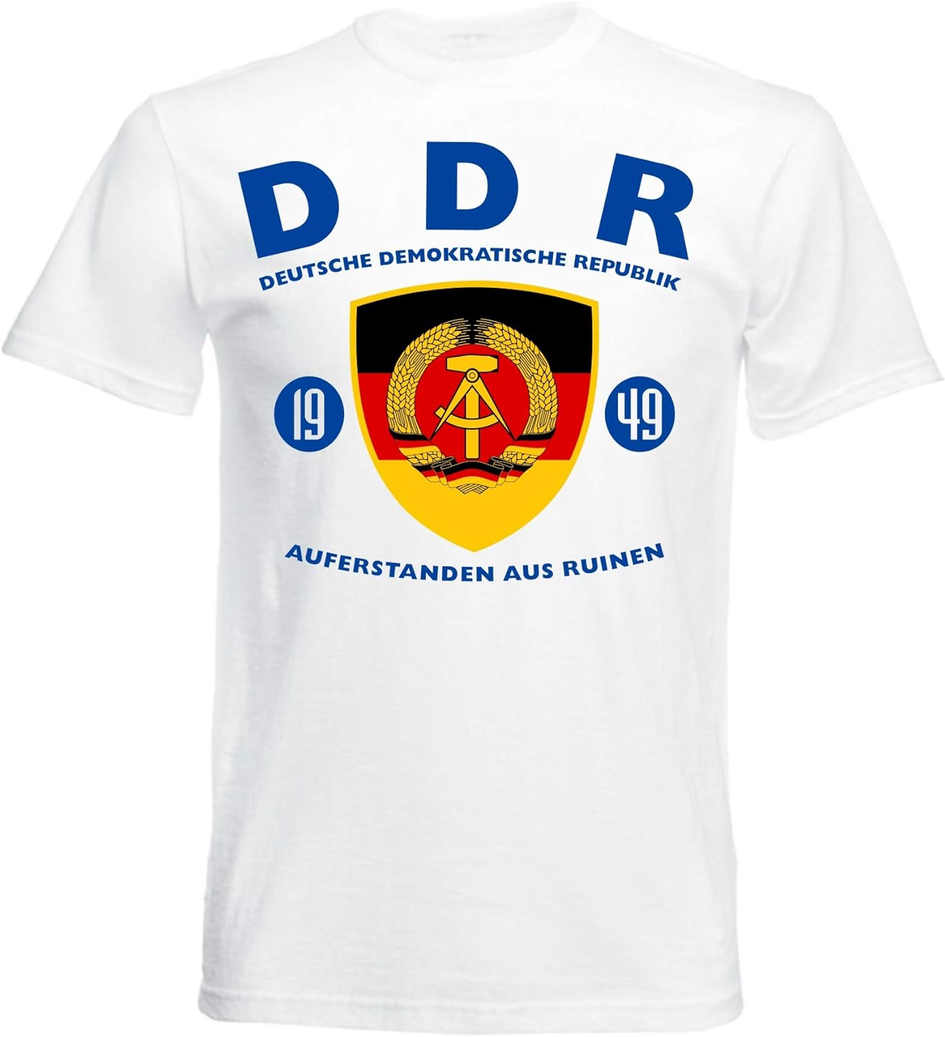 aprom DDR T-Shirt Fußball Trikot Sport W 1: Amazon.de: Bekleidung