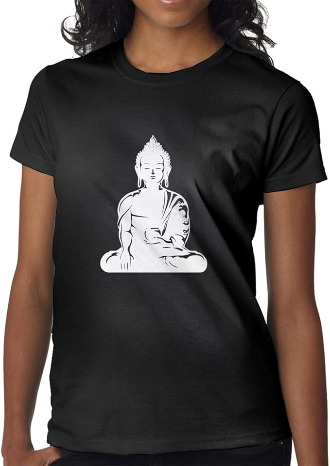 Amazon.com: Gautama Buddha Buddhist Zen Buddhism Meditation Womens T ...
