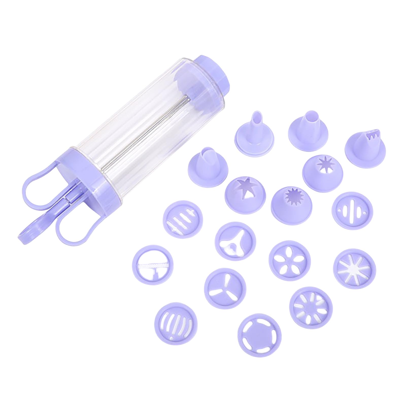 Clay Extruder Gun Fondant Extruder with 20 Tips Sugar Paste Extruder ...