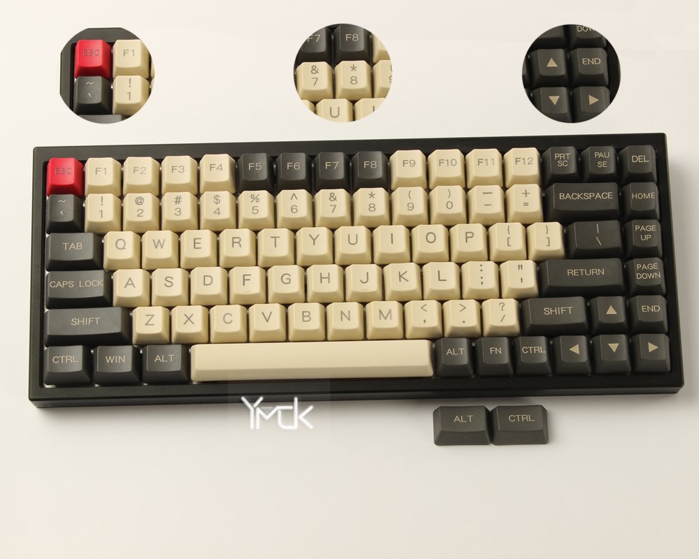 Mua YMDK 96 84 ANSI ISO Keyset OEM Profile Thick PBT Keycap Set for ...