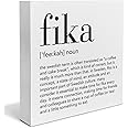 Amazon.com: Fika Definition Decor Gift for Friends Colleagues Swedish ...