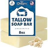 Amazon.com : Beef Tallow Soap Bar – All Natural Grass Fed Tallow Soap ...
