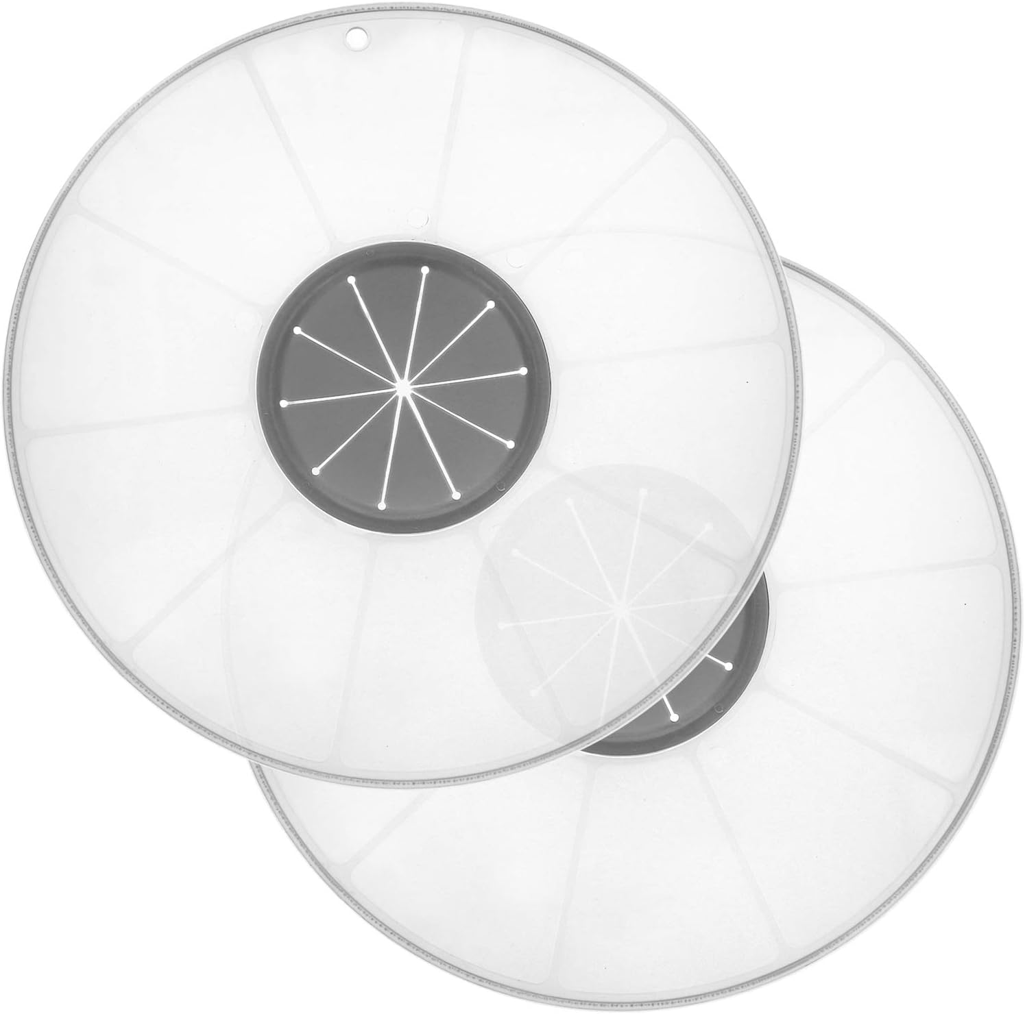 com-four® 2X Universal Splash Guard lid for Mixing Bowls - Ideal for ...