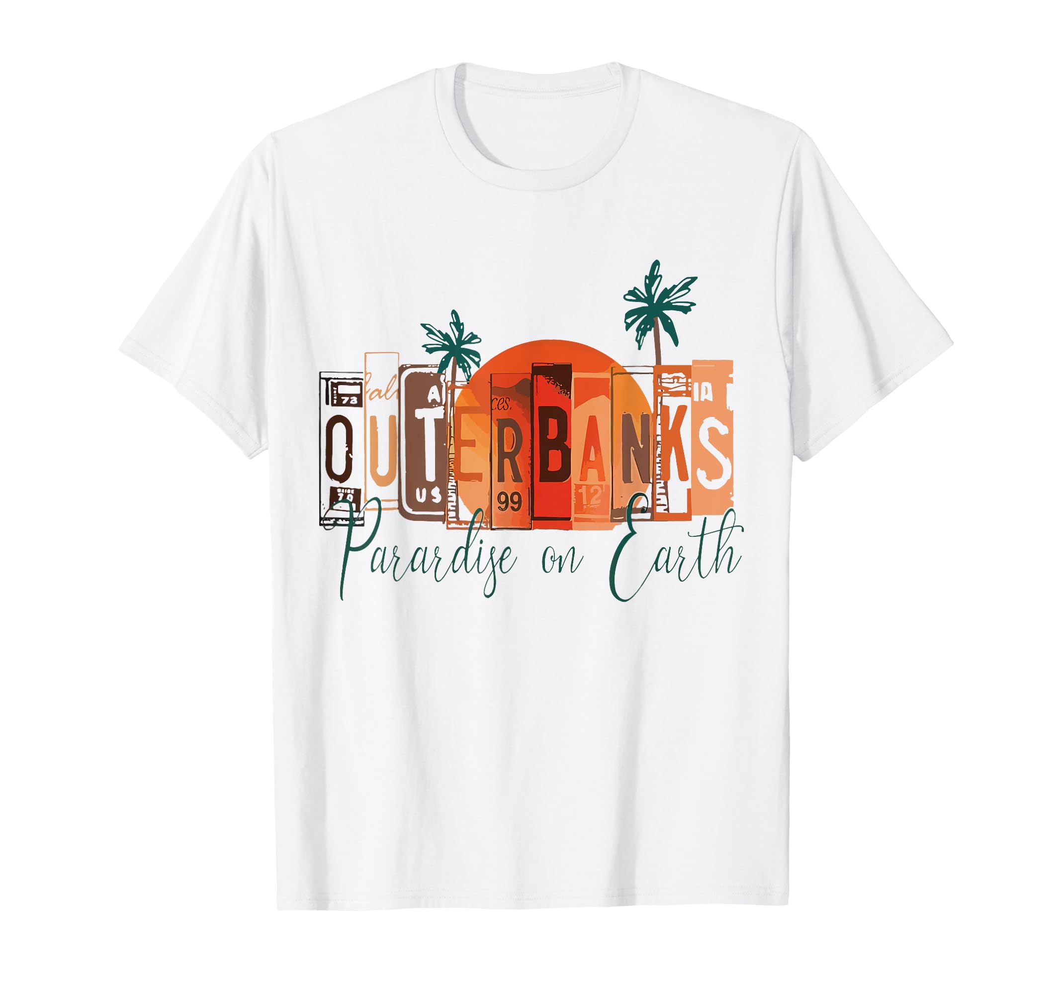 Outer Banks OBX North Carolina summer retro preppy throwback T-Shirt ...