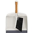 Amazon.com: SUBEKYU Dustpan and Brush Set with Bamboo Handle, Hand Mini Broom and Dustpan Set ...