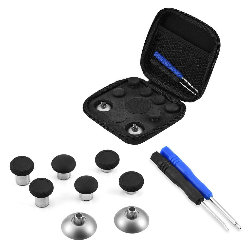 Controller Replacement Kit for PS4, Magnetic Thumbsticks Analogue ...