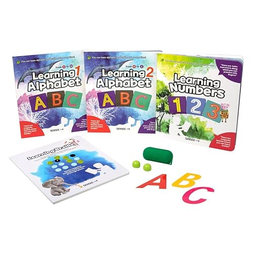 SENSEE Braille Learning Kit: Alphabet and Numbers Braille Book: My ...