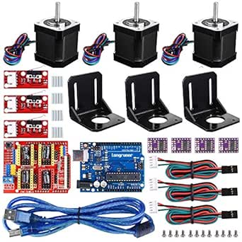 Amazon.com: 3D Printer CNC Controller Ardiuno CNC kit with for ArduinoIDE,Longruner GRBL CNC ...