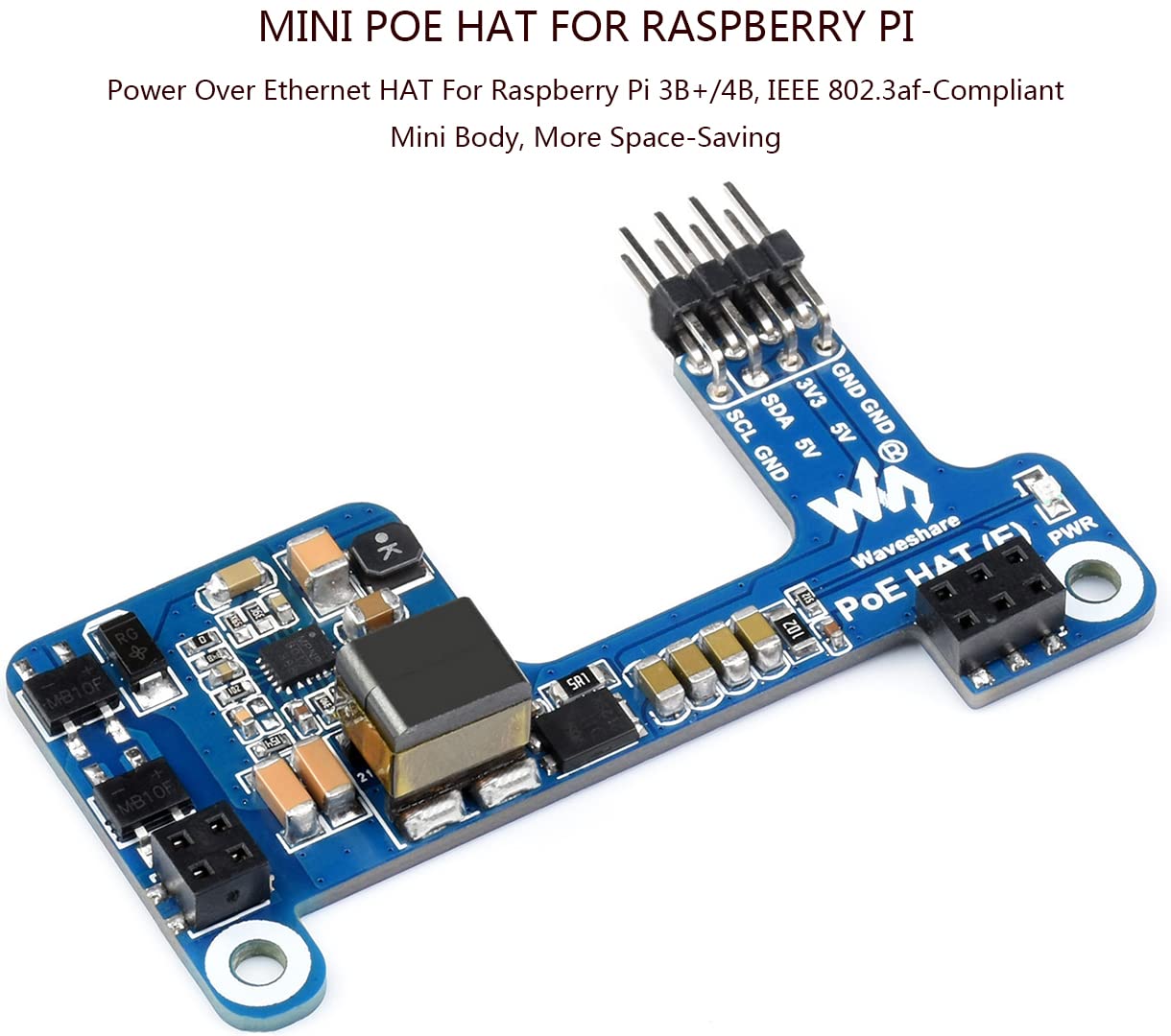 Mua PoE HAT for Raspberry Pi 4B/Raspberry Pi 3B+, Power Over Ethernet ...