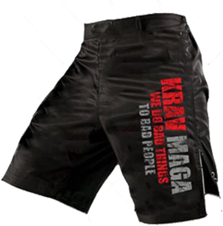 Amazon.com: Epic MMA Gear Krav MAGA Shorts, Bad Things: Clothing