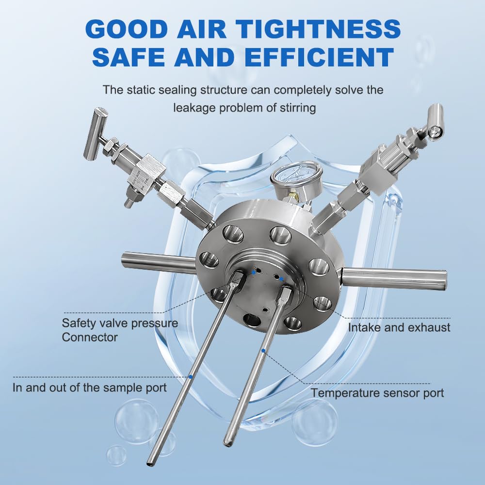 Labfeng Autoclave Reactor MAX 350Celsius Degree 22Mpa High Pressure ...