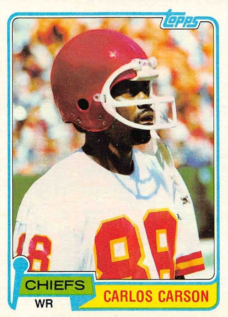 Amazon.com: 1981 Topps Football #467 Carlos Carson RC Rookie Card ...