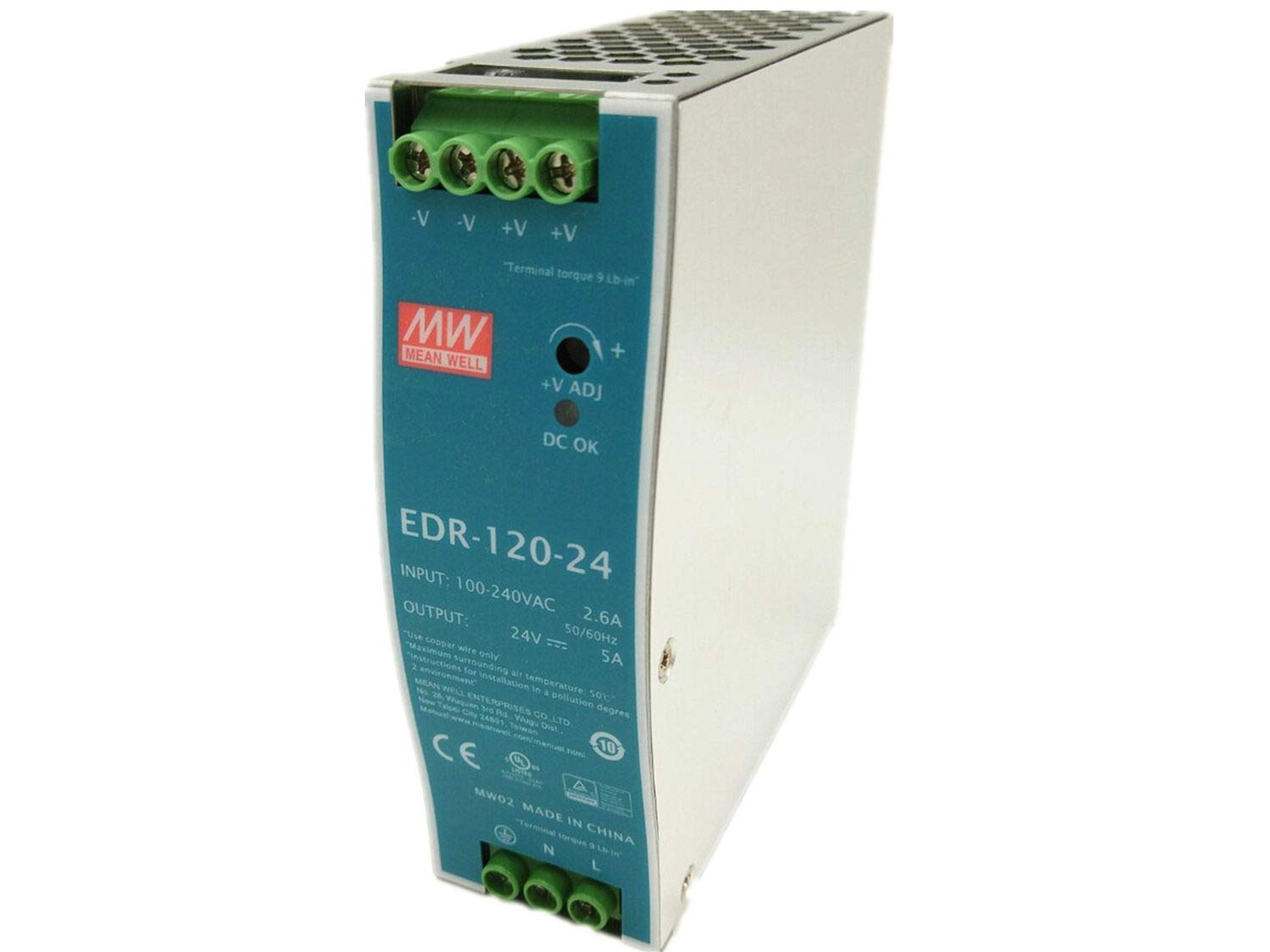 Mua Mean Well Original EDR-120-24 Single Output Industrial DIN Rail Power Supply 24V 5A 120W ...