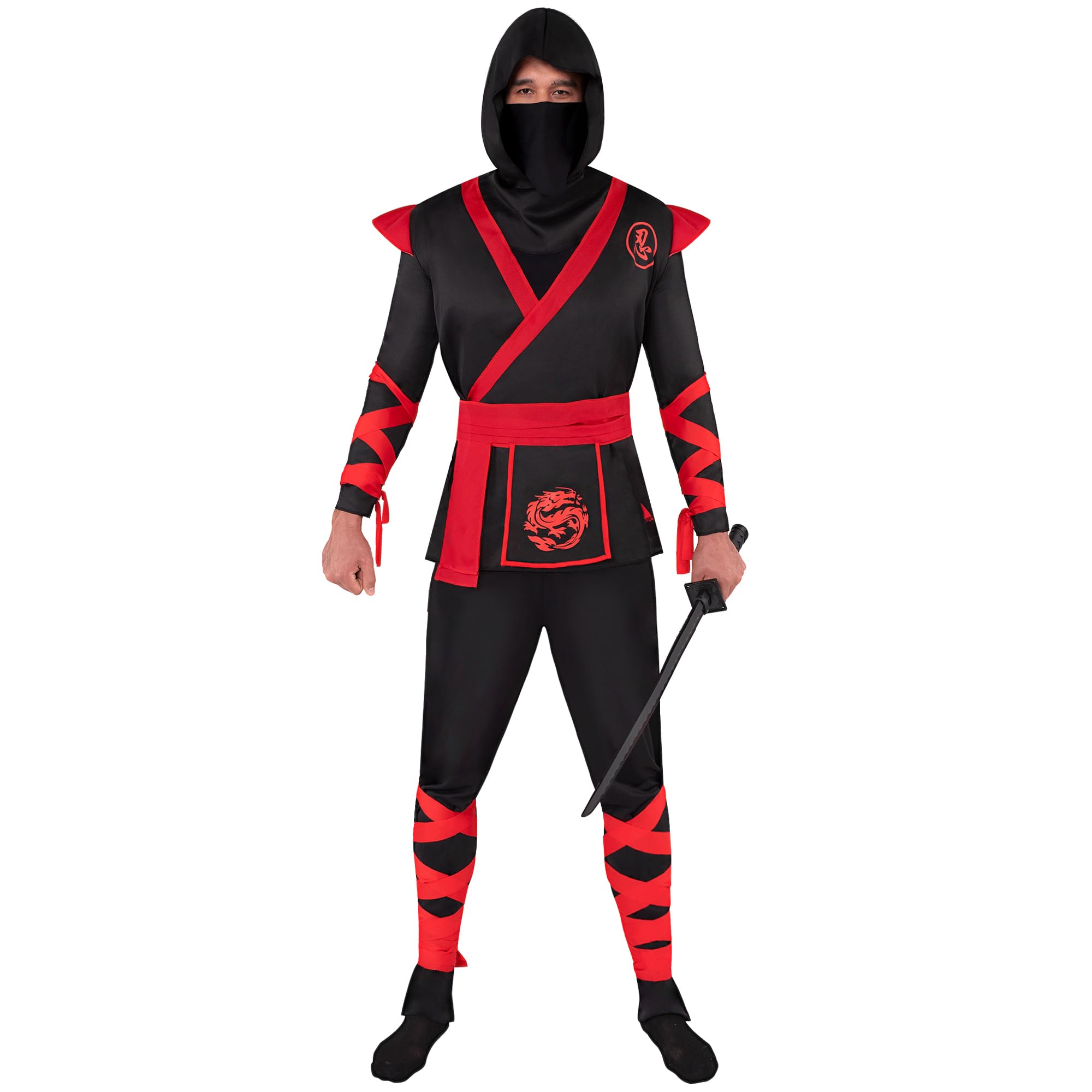 Spooktacular Creations Men Ninja Costume, Halloween ninja costume adult ...