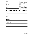 Amazon.com: Bold Print While You were Out Notes - 3 Pads of 50 : Office ...