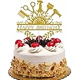 Amazon.com: Barber Happy Birthday Cake Topper - Hairstylist Haircut ...