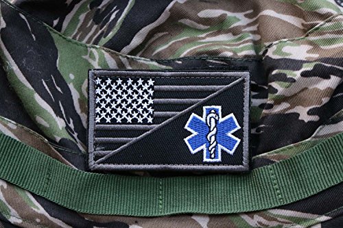 MUNAN ACU EMS EMT Star of Life USA Flag Subdued Paramedic - Want It All
