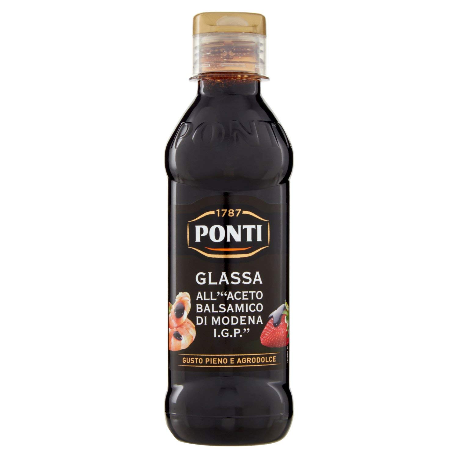 Amazon.com : Ponti Glassa Crema di Balsamico (1 x 250 g) : Balsamic ...