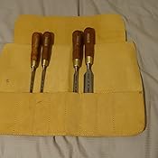 Faithfull Leather Chisel Roll - 8 Pocket: Amazon.co.uk: DIY & Tools