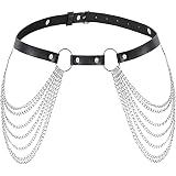 Amazon.com: Punk Sexy Gothic Jewelry Accessories Waist Chain Goth Belt ...