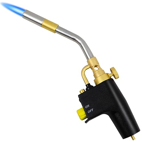 High Intensity Propane Torch Head, Trigger Start Mapp Gas Torch with ...