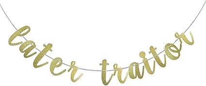 Later Traitor Banner for Coworker Quiting Party Decoration, Going Away ...