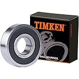 2PACK TIMKEN 6202-2RS Double Rubber Seal Bearings 15x35x11mm, Pre-Lubricated and Stable ...