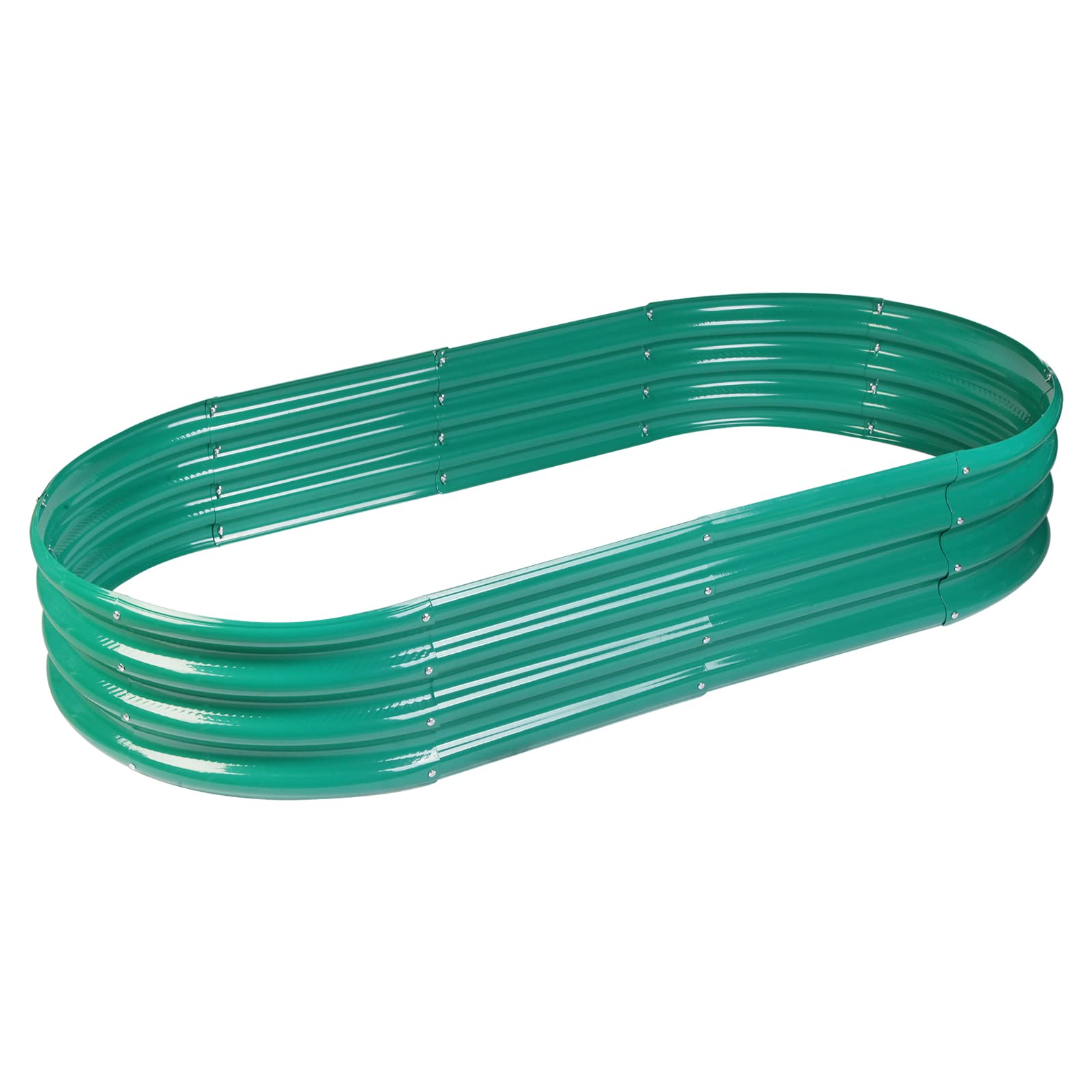 Raised Garden Bed Galvanized Planter Box Outdoor, Rot-Resistant Metal ...