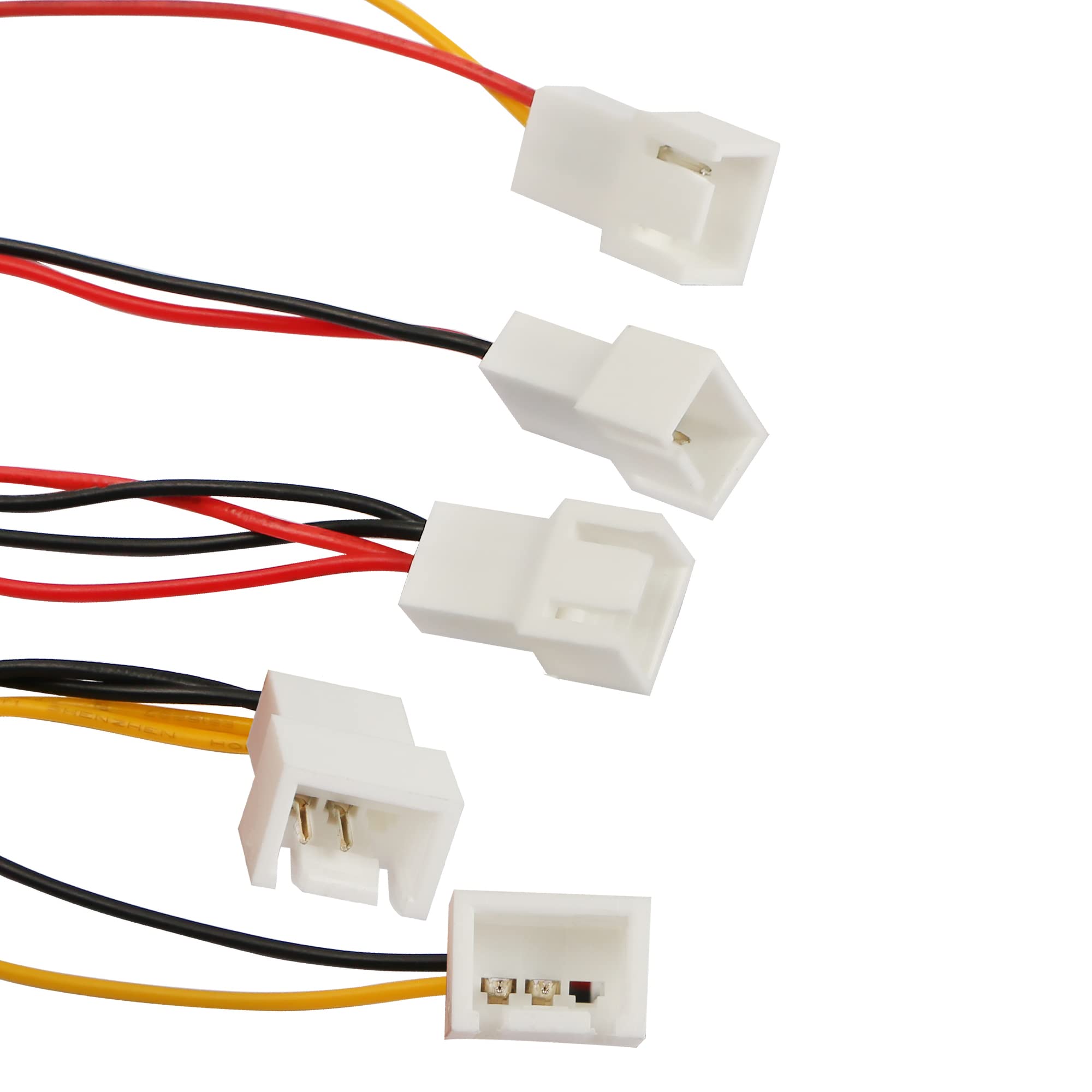 Mua PNGKNYOCN 4-Pin Molex Pass-Through to 5 x 3 Pin Fan Connector Cable ...