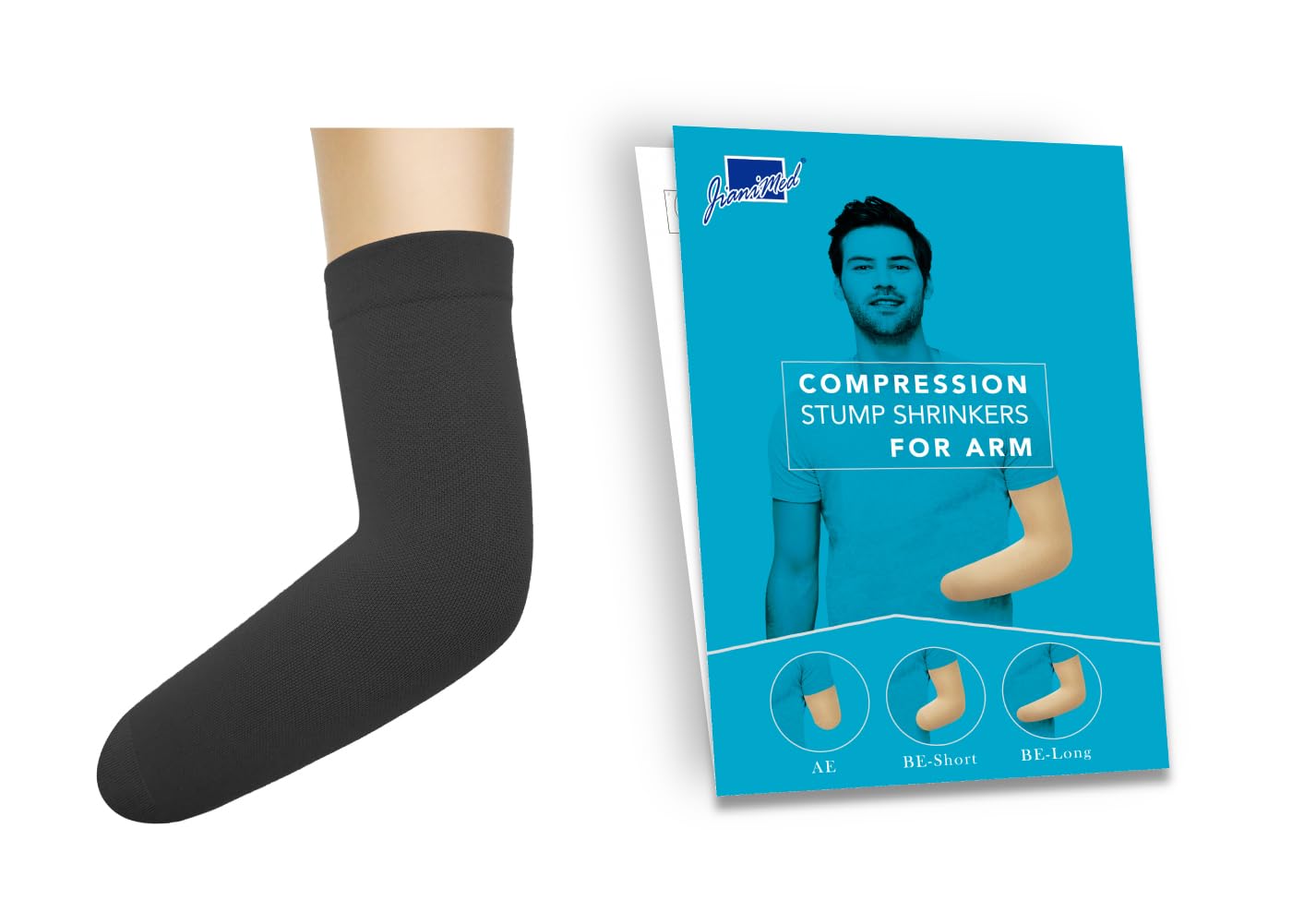 JianiMed Prosthetic Stump Shrinkers for Arm–Below Elbow - Long ...