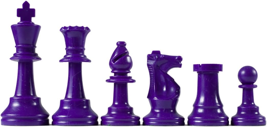 Amazon.com: Wholesale Chess Staunton Colored Chess Pieces (Purple ...