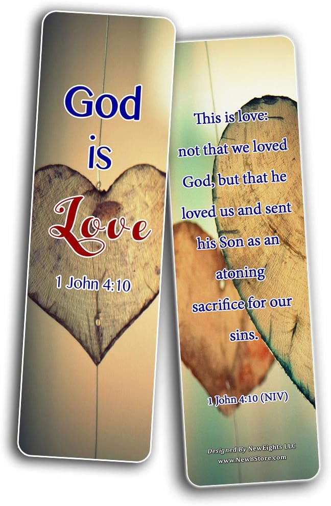 Love and Grace of God Scriptures Bookmarks (60 Pack) – Perfect Gift ...