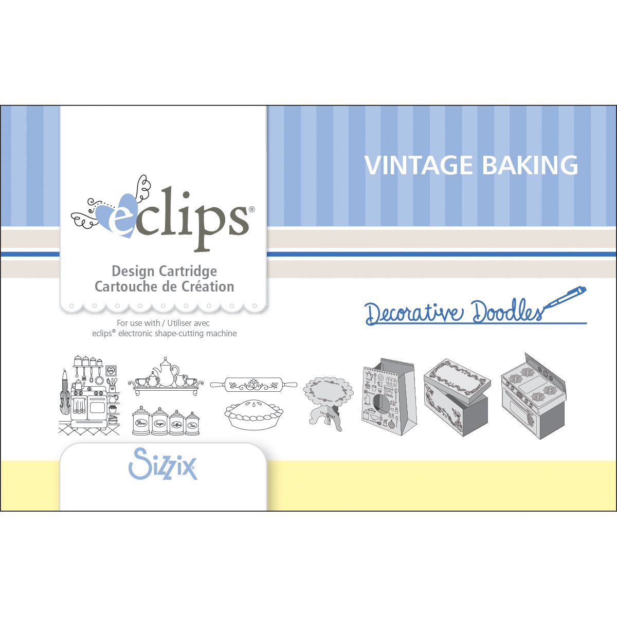 Amazon.com: Sizzix eclips Cartridge-Vintage Baking