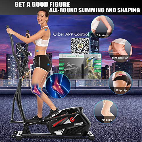 ANCHEER Elliptical Machine, Quiet & Smooth Magnetic Elliptical Cross ...