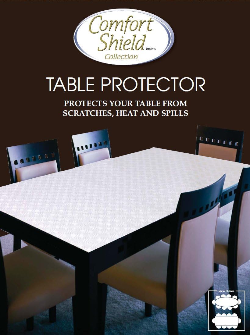 Amazon.com: Comfort Shield Table Top Protector, Cream, 52 X 104: Health ...