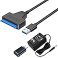 Amazon.com: FRIGRAF 2IN1 sata to USB 3.0 Cable, Sata to USB Adapter ...