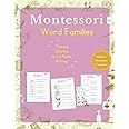 Montessori Language Workbook Word Families: CVC Words, Phonics, Reading ...