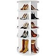 Amazon.com: SpaceAid Rotating Shoe Rack 5 Tier Organizer, High Bottom ...