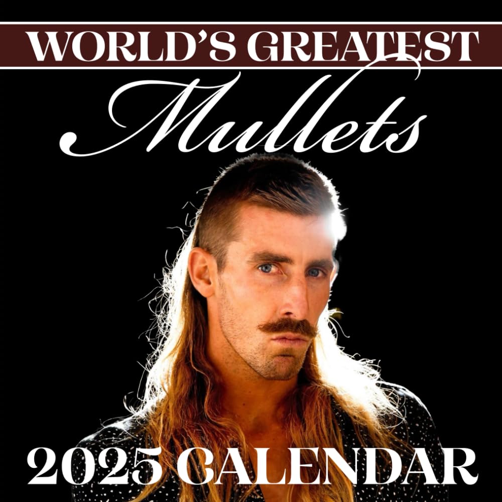 World's Greatest Mullet Calendar 2025 on Galleon Philippines