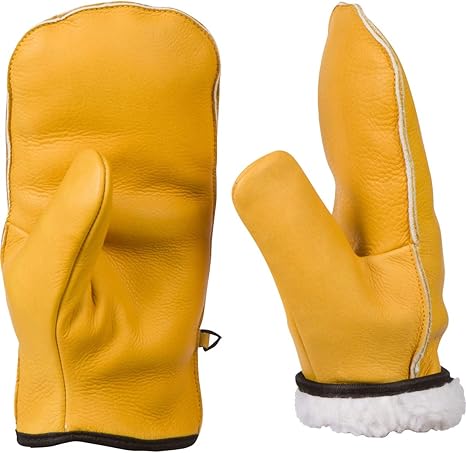 Chopper Mittens, Top Grain Cowhide, Unlined Pair of Mitts, (XL Women ...