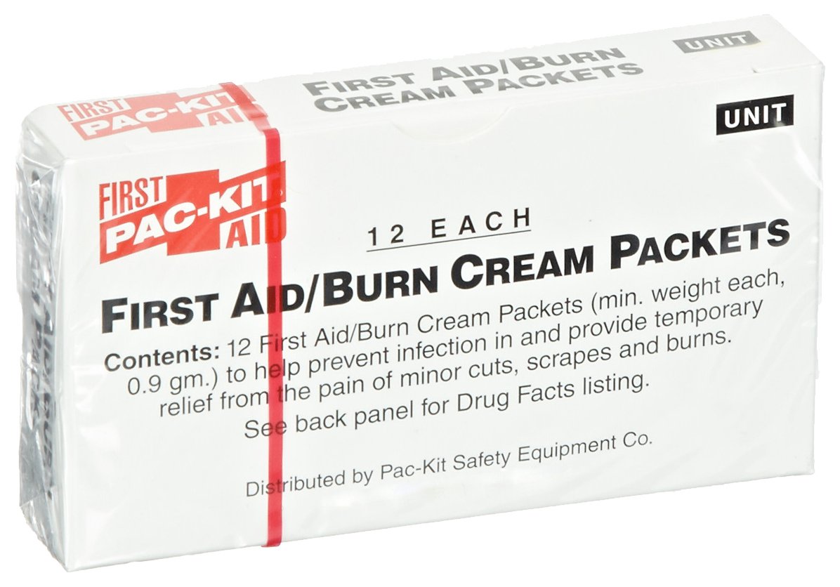 First Aid Only 13-006 First Aid/Burn Cream Packet (Box of 12)