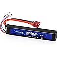 Amazon.com: URGENEX Airsoft Battery 11.1V 1600mAh 60C High Discharge Rate Lipo Battery Pack with ...