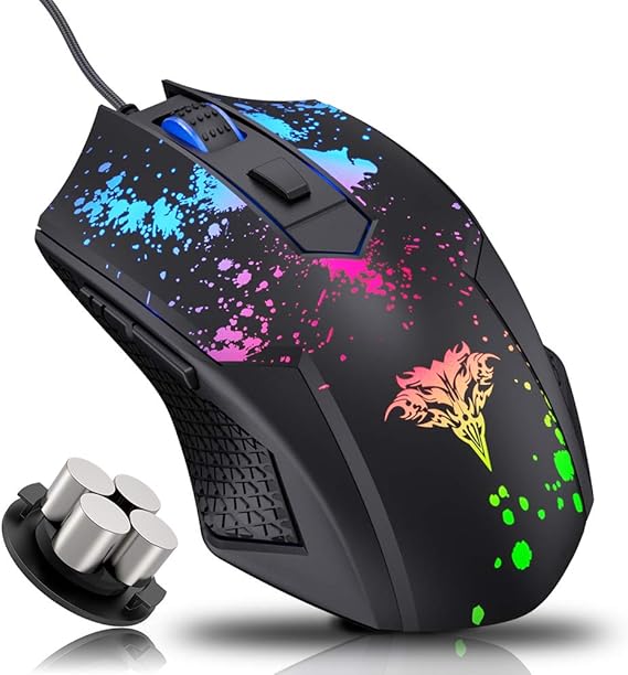 BENGOO Gaming Mouse Wired, USB Ergonomic Computer Mice: Amazon.co.uk ...