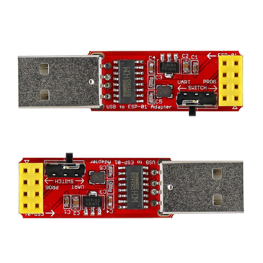 Mua Stemedu 2PCS USB to ESP8266 Adapter Module CH340G ESP01 Programmer ...