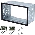 Amazon.com: Universal Double DIN Car Stereo Cage,with Metal Frame, Car ...