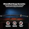 Zisu Demon Katana Sword, About 41 inches, Hashira Pillars & Protagonist ...