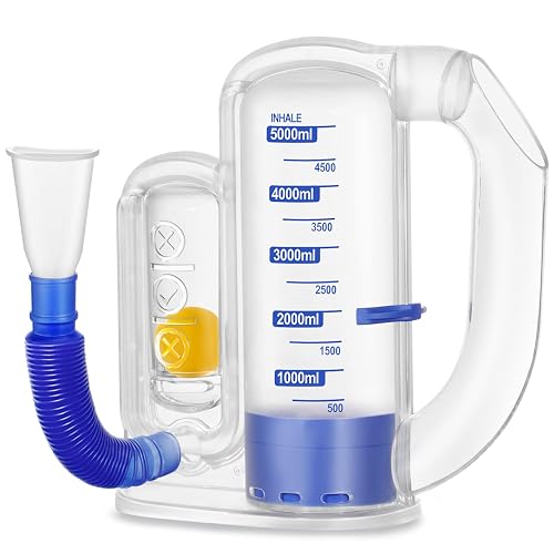 Incentive Spirometer Adult, Breathing Exercise Device for Lungs, Deep ...